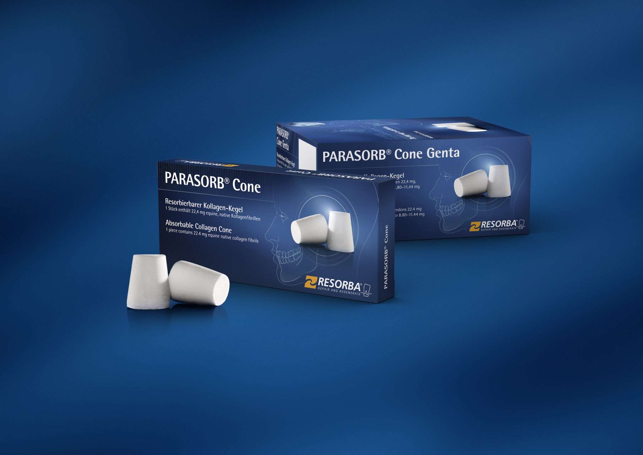 MK10 - PARASORB Cone Genta, 10 Stk, 22,4 mg Kollagen und 16 mg ...